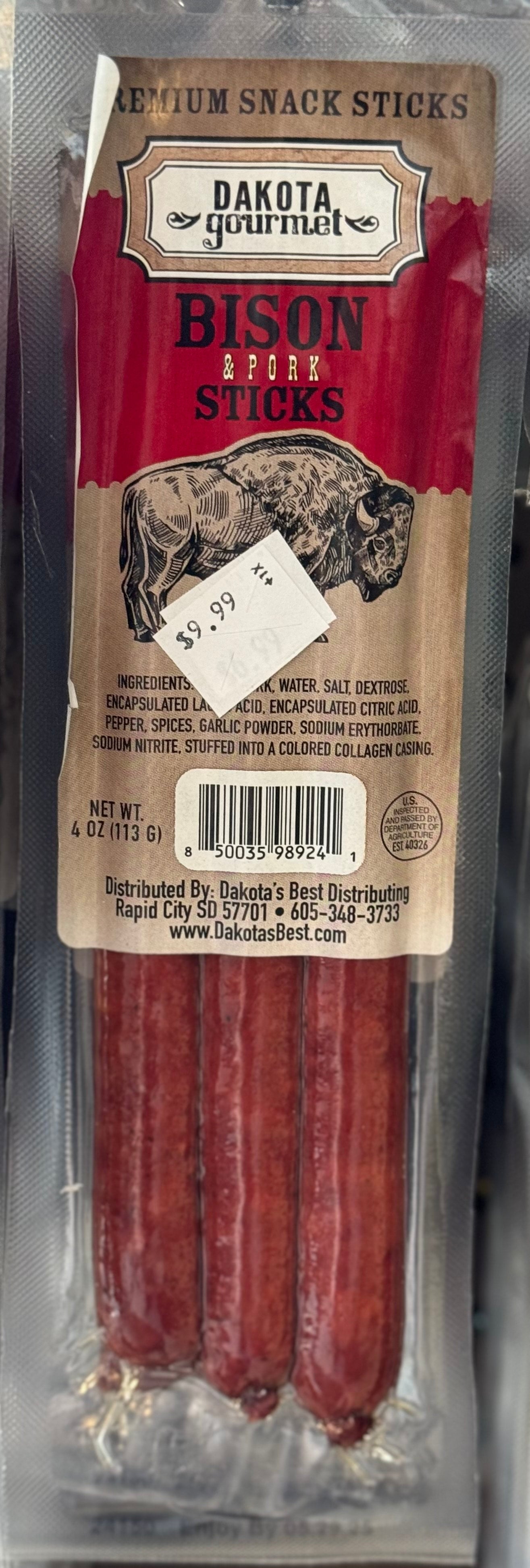 Bison Beef Stick | Beaus Diner at Cambell Street